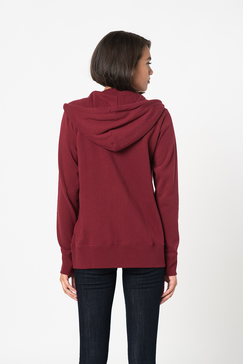 GAP, Суитшърт с лого и цип, Виолетов/Розов, XS - eMAG.bg