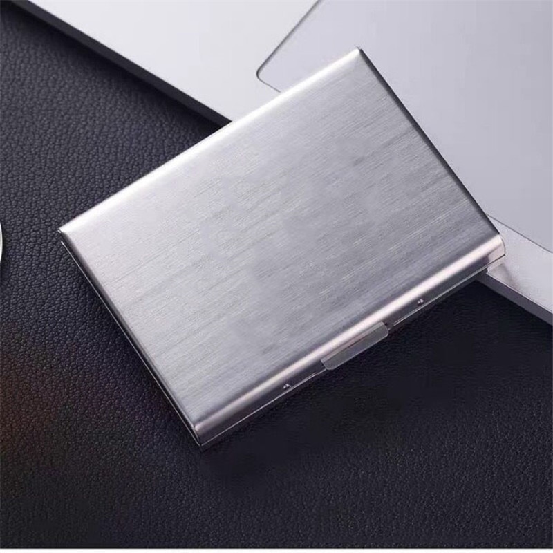 Portcard securizat RFID aluminiu unisex, port card ASKSA, Compartiment ...