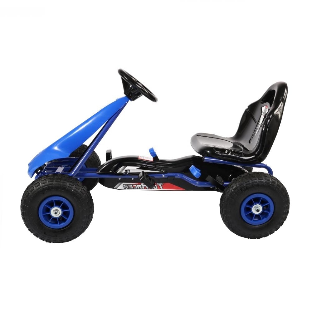 Kart cu pedale pentru copii NOVOKIDS® Super Racer PRO, Cu roti ...
