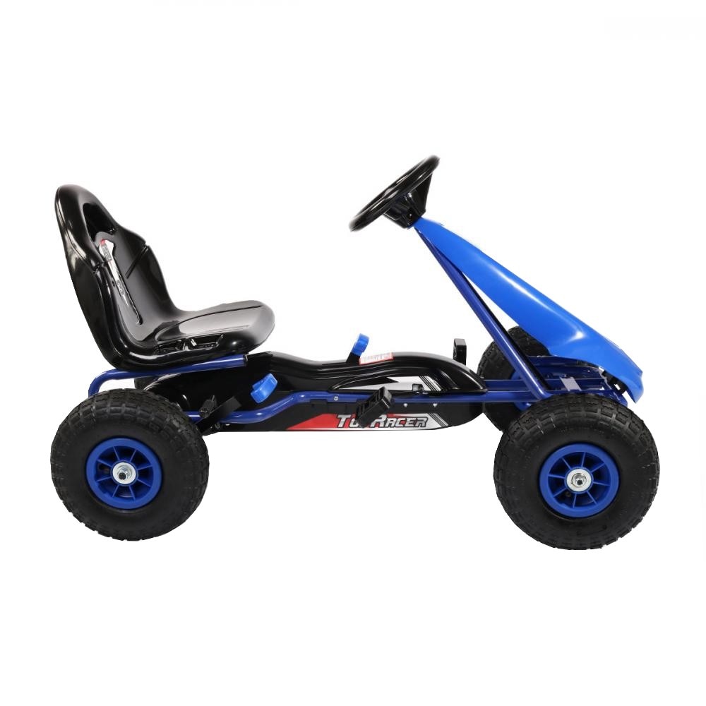 Kart cu pedale pentru copii NOVOKIDS® Super Racer PRO, Cu roti ...