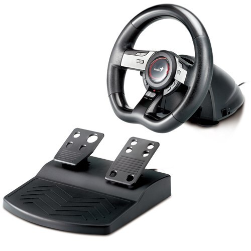 Volan Genius Speed Wheel 5 Pro, PC wheel cu vibratii, suport PS3 - eMAG.ro