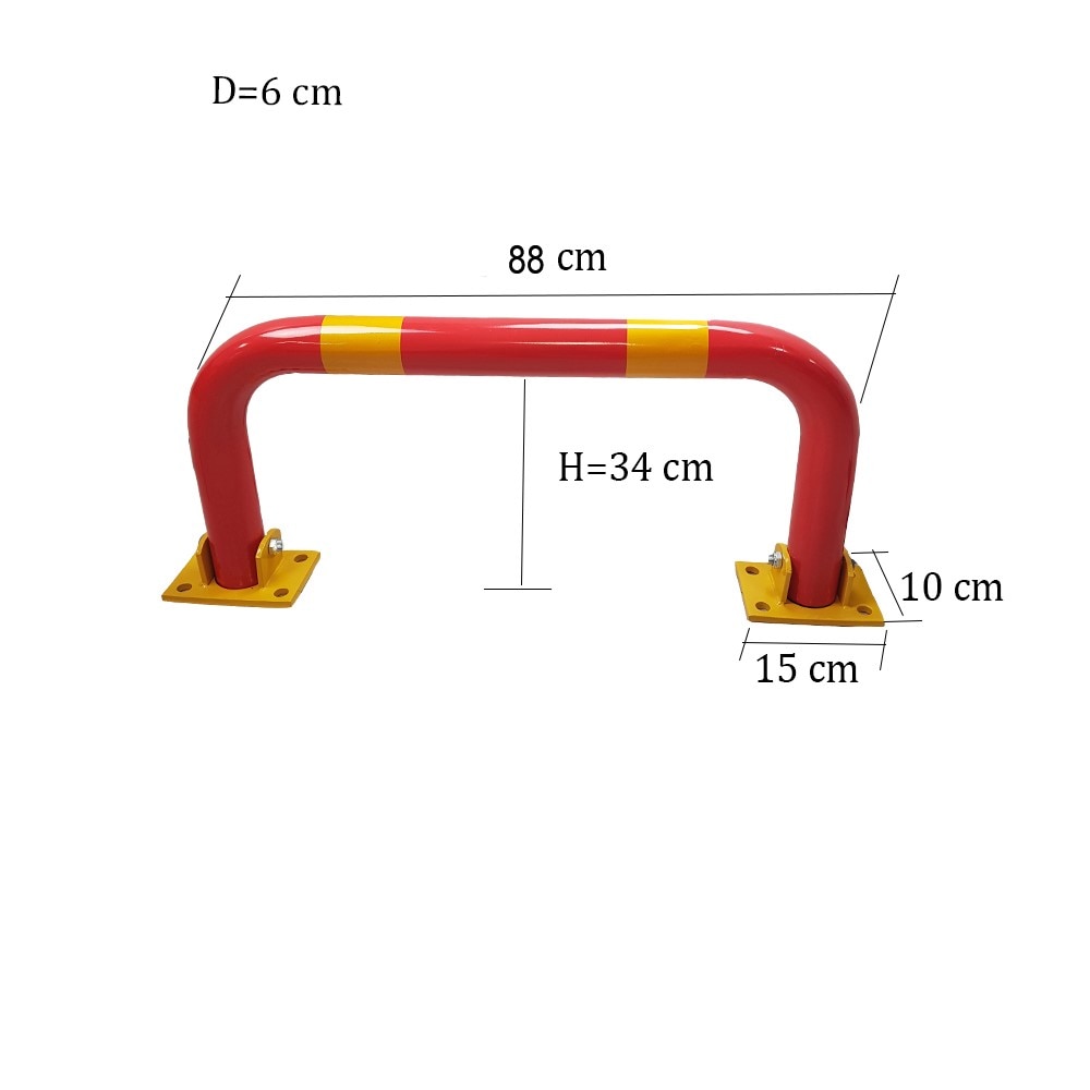 Blocator loc parcare manual tip bariera cu cheie - eMAG.ro