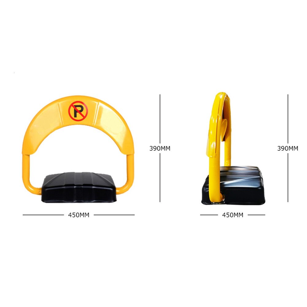 Blocator loc parcare automatizat cu 2 telecomenzi, acumulator AVR ...