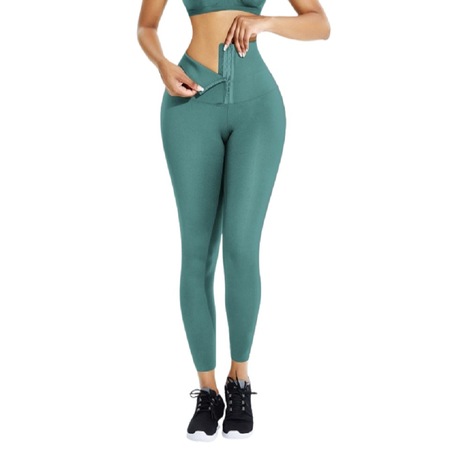 Colanti cu corset modelator, culoare Light Green, marimea XL - eMAG.ro