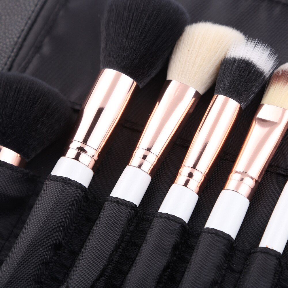 Set 15 Pensule Profesionale Make-up, GOGOU, Alb - eMAG.ro