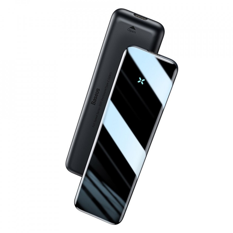 Baseus M.2 SSD калъф, USB Type-C 3.2, 5Gbps + кабел - eMAG.bg