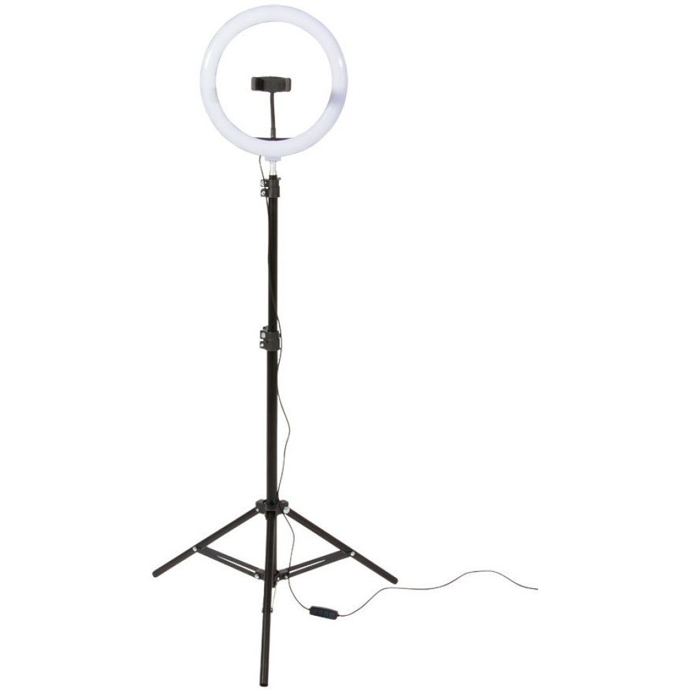 Lampa circulara foto Ring Light LED OnStage VLD360 cu 2 stative si ...