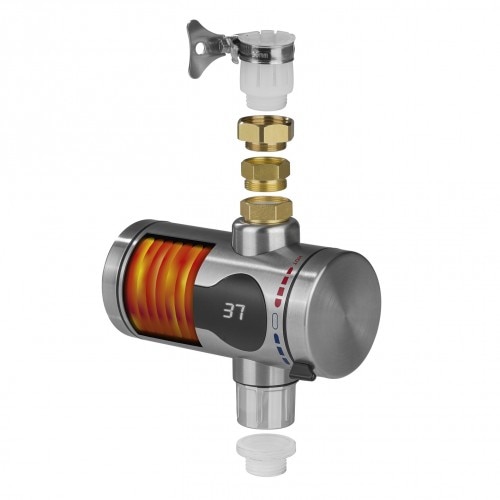 Incalzitor de apa instantaneu Garvida, 14 × 11,5 × 6,5 cm, 3600 W - eMAG.ro