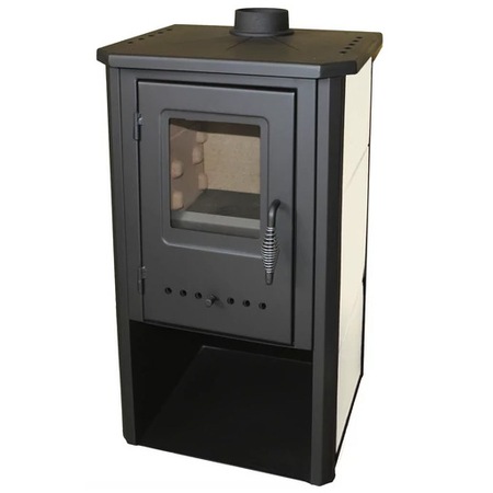 Semineu de sine statator Warnex Pella, combustibil lemn, 5.4 kW, tiraj ...