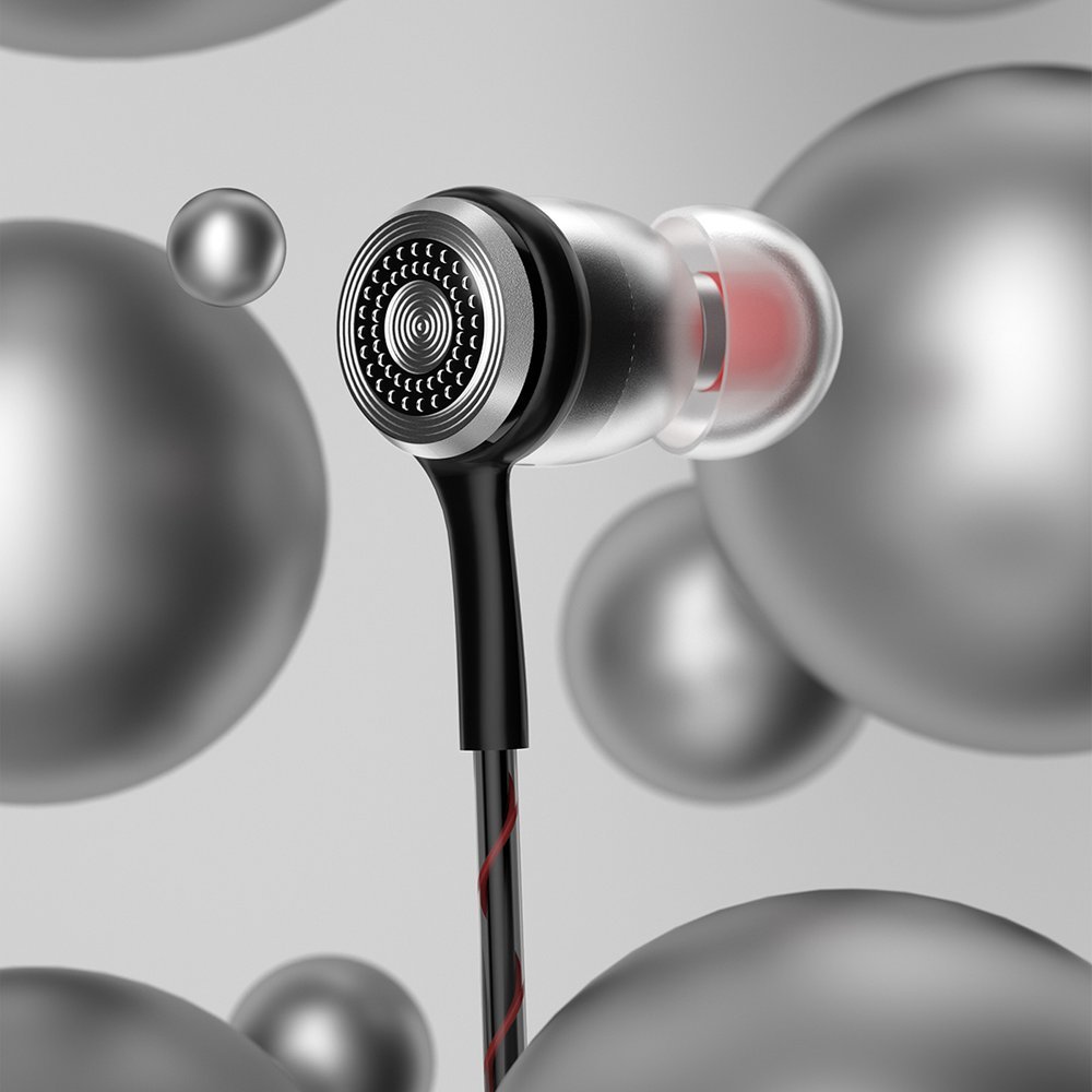 Audio fejhallgató telefonhoz, Dudao, X12PRO, Ezüst, In-Ear, Mini jack 3 ...