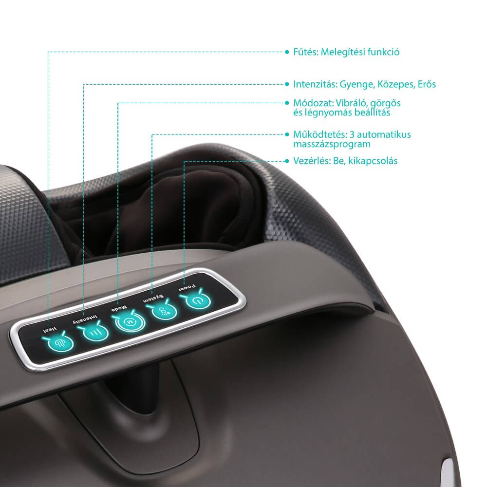 Naipo MGF-839A Hő és görgős lábmasszírozó - eMAG.hu