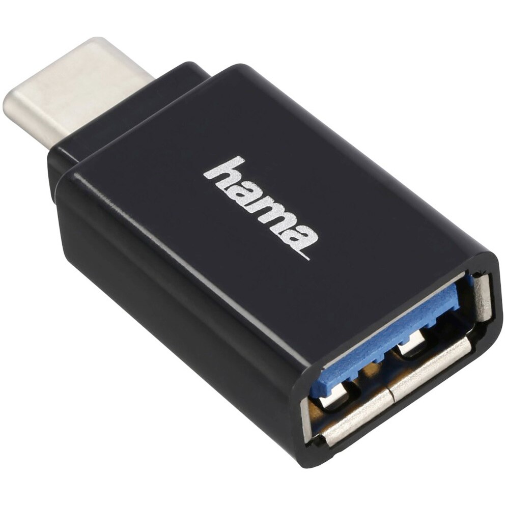 Hama Type-C to USB 3.1 adapter, fekete - eMAG.hu