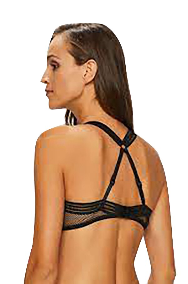 Sutien pentru femei Etam Stracciatella N4, Poliamida, Negru, 75C - eMAG.ro