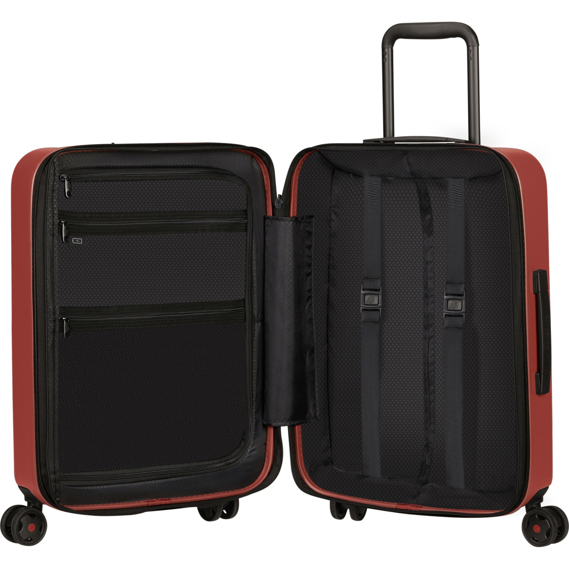 Troler Samsonite Stackd, Rosu, 40 x 20 x 55 - eMAG.ro