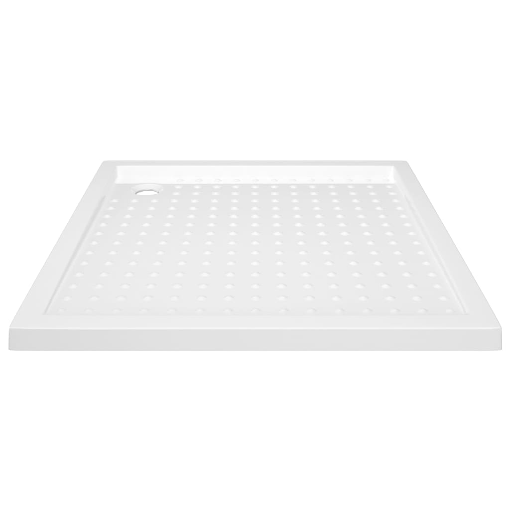 vidaXL fehér pettyes ABS zuhanytálca 90 x 90 x 4 cm 148898 - eMAG.hu
