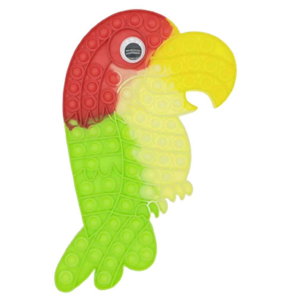 Popuk XXL Zenuk® Toy - Папагал, Сензорна играчка Fidget, Антистрес, 30 ...