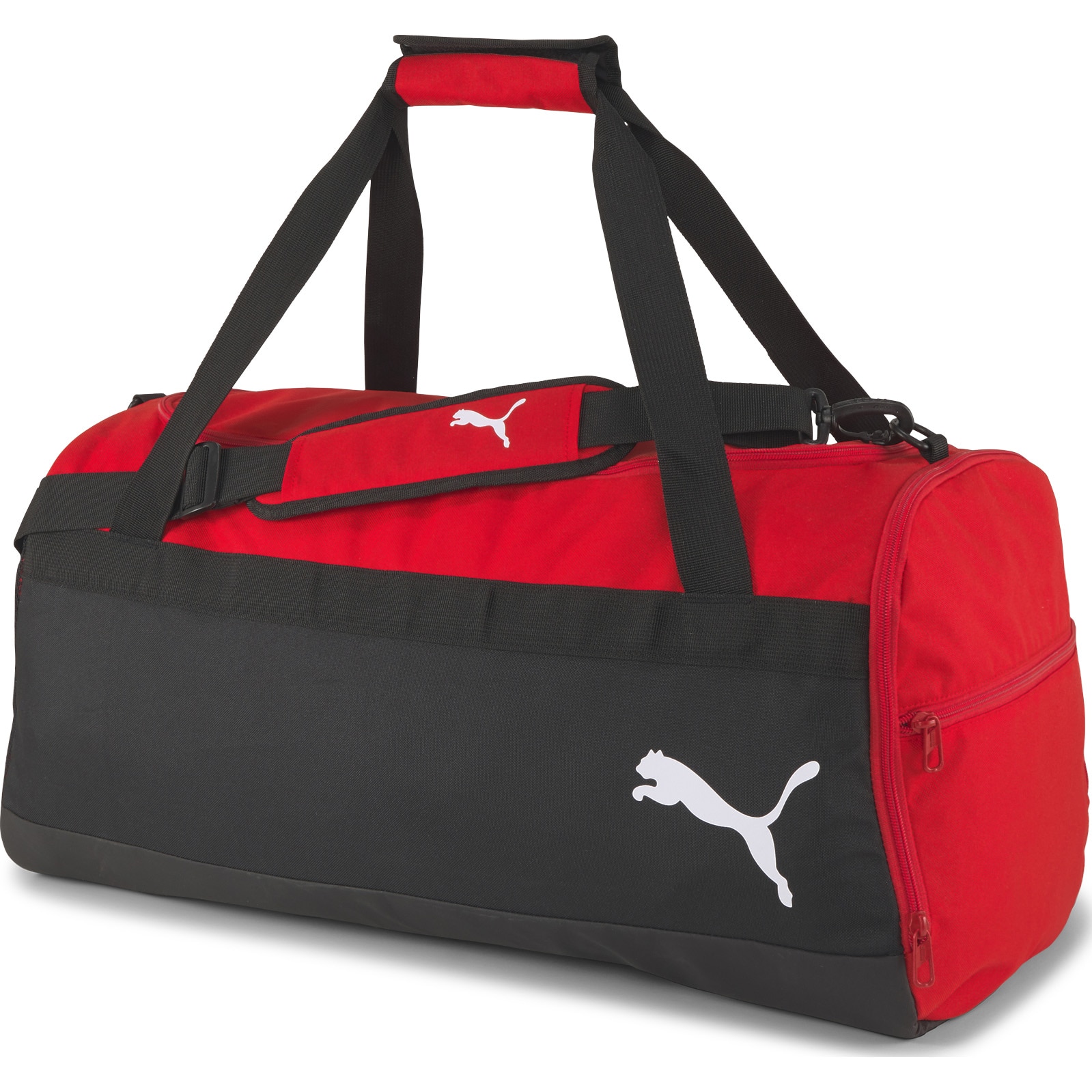Geanta sport Puma teamGOAL 23, M, 60x31x29cm, 54 litri, rosu-negru ...