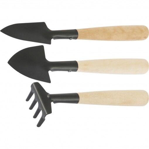 Set unelte ingrijire plante de interior, manere din lemn, 3 piese - eMAG.ro