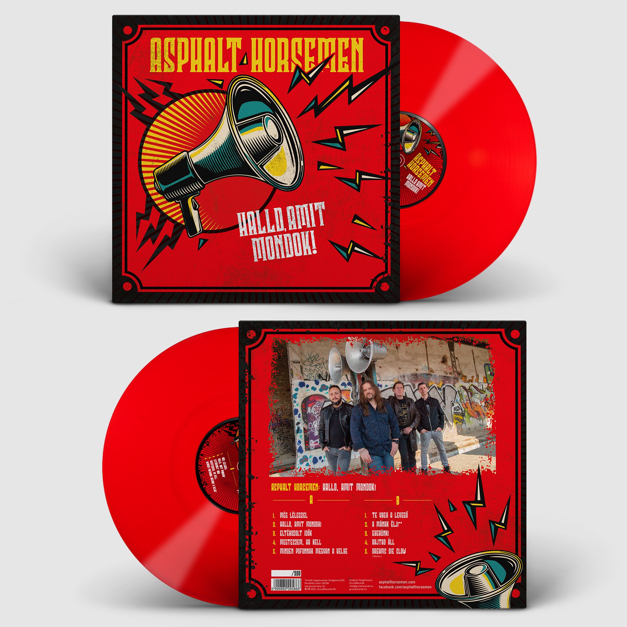 Asphalt Horsemen, Grundrecords, Halld, amit mondok!, Vinyl - eMAG.ro