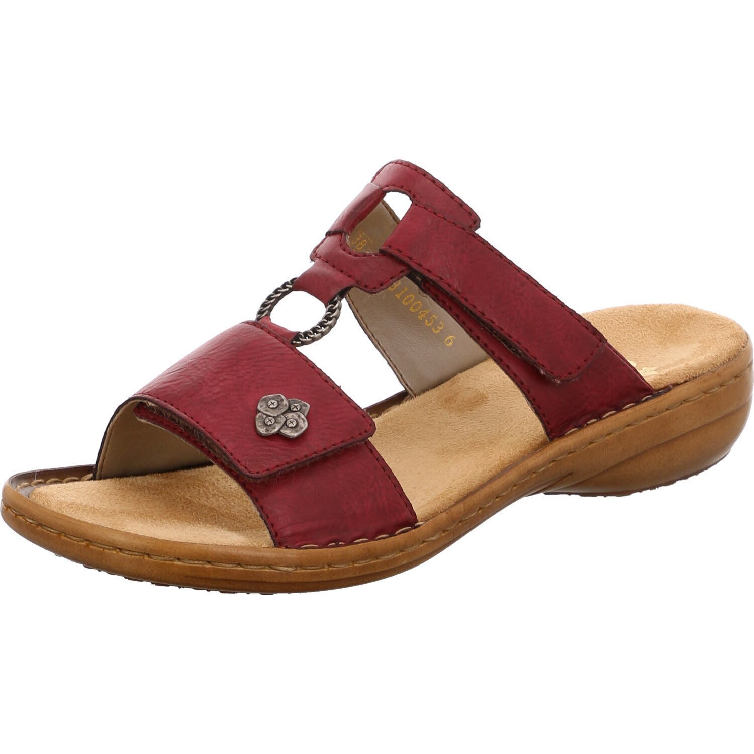 Saboti Rieker 60829-35, Material sintetic, Rosu, 40 - eMAG.ro