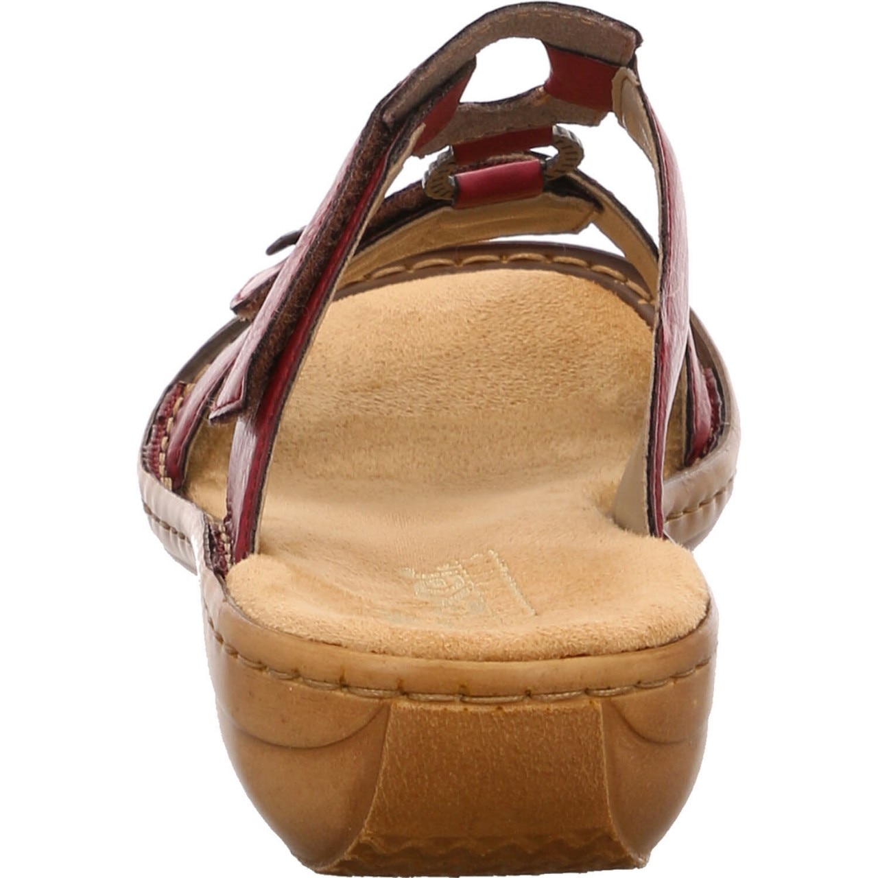 Saboti Rieker 60829-35, Material sintetic, Rosu, 40 - eMAG.ro