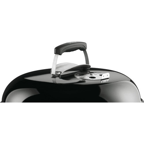 Gratar rotund cu carbuni, Negru / Argintiu, 48 cm diametru - eMAG.ro