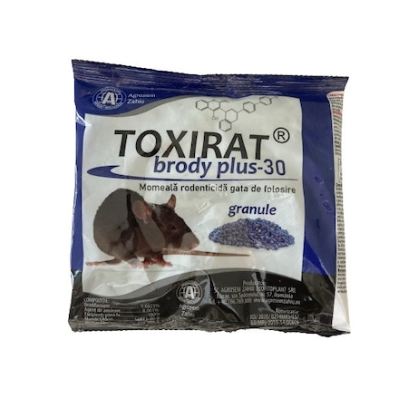 Otrava Toxirat Brody Plus- 30 ,granule, pentru soareci si sobolani, 150 ...