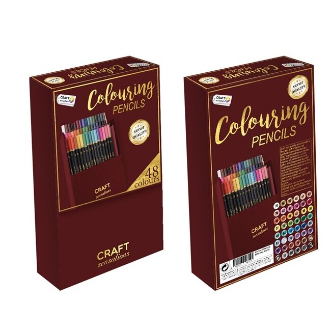 Set 48 creioane colorate Grafix Premium in cutie de carton - eMAG.ro