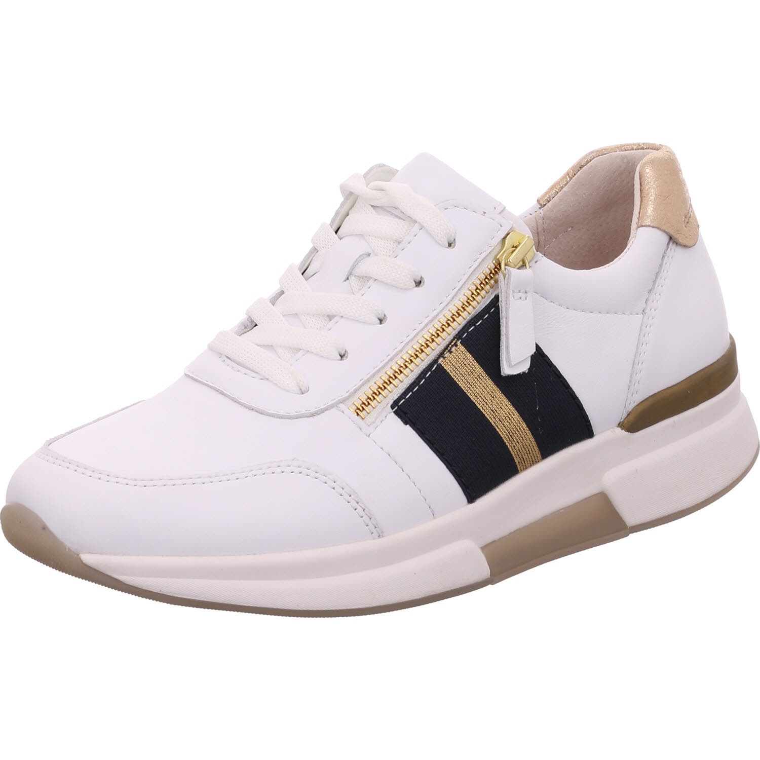 Pantofi sport 46.928.60, Gabor, Piele naturala, Alb, 40 EU - eMAG.ro