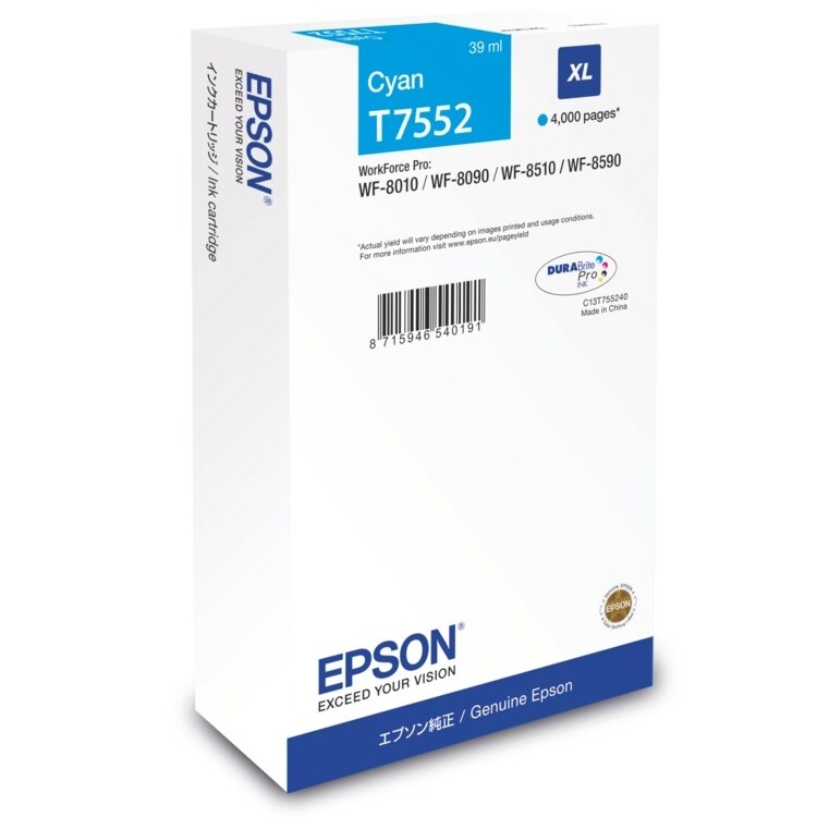 Epson касета 4000 стр. синя - eMAG.bg