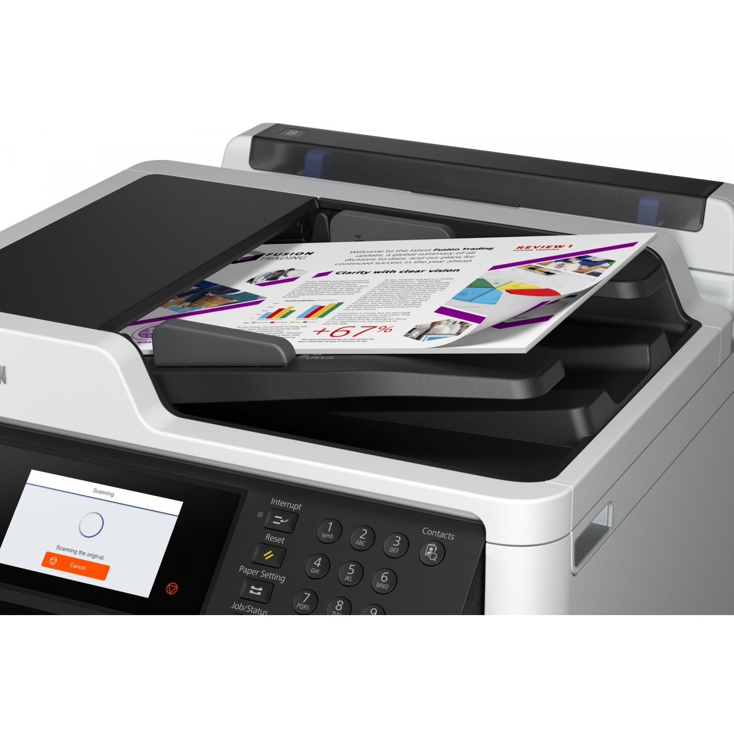 Imprimanta multifunctionala, Epson, WorkForce Pro WF-M5799DWF, Negru ...