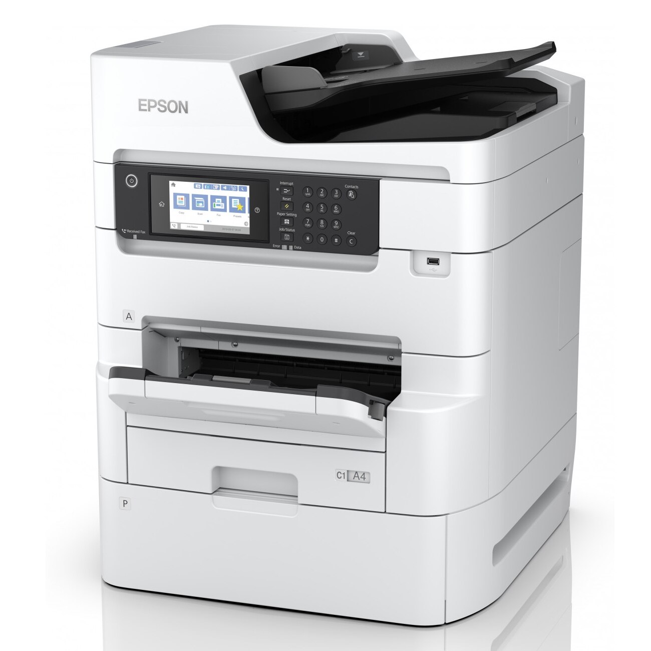 Imprimanta multifunctionala, Epson, WorkForce Pro WF-C879RDWF, Alb ...