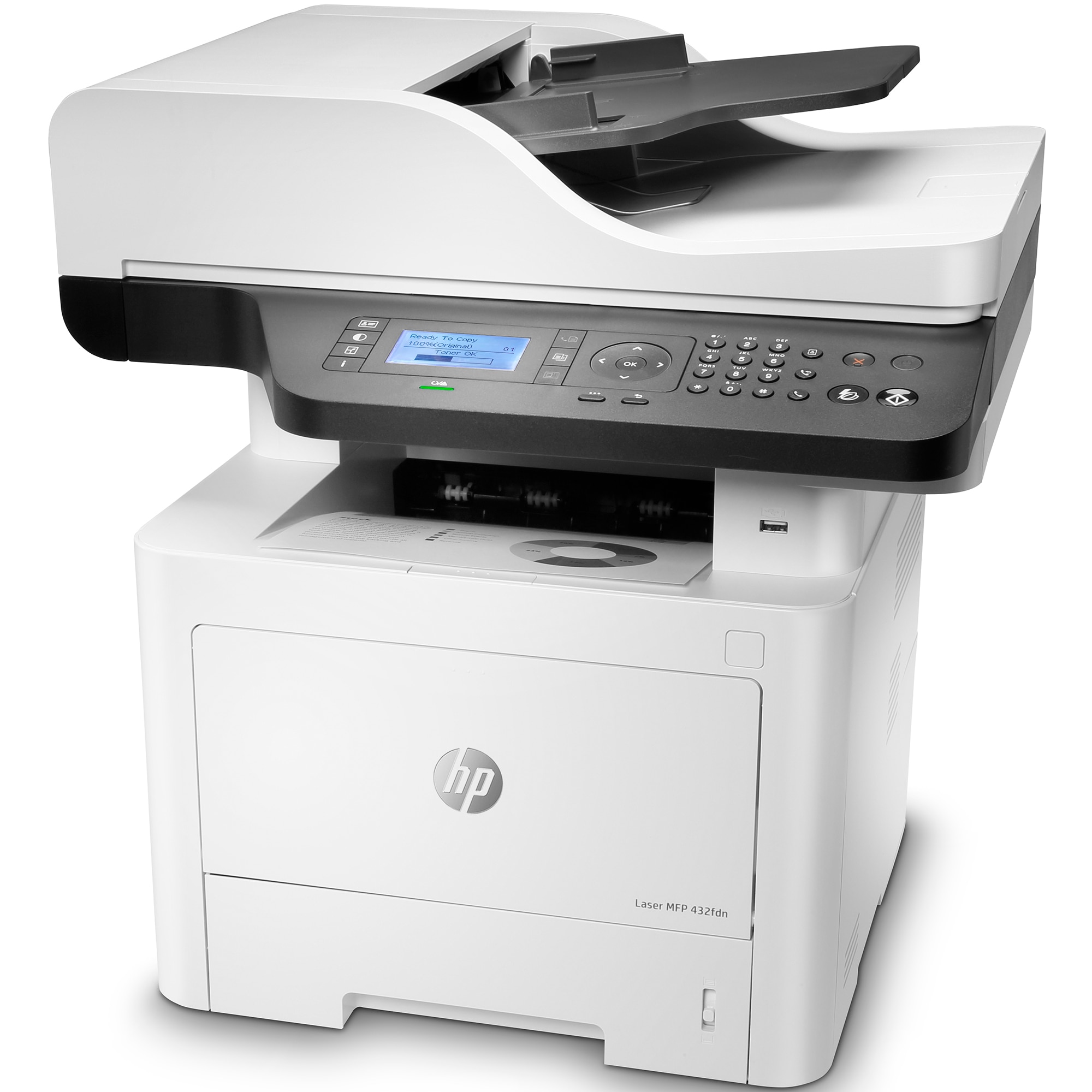 HP Laser M432FDN multifunkciós monokróm lézernyomtató, A4, ADF, Duplex ...