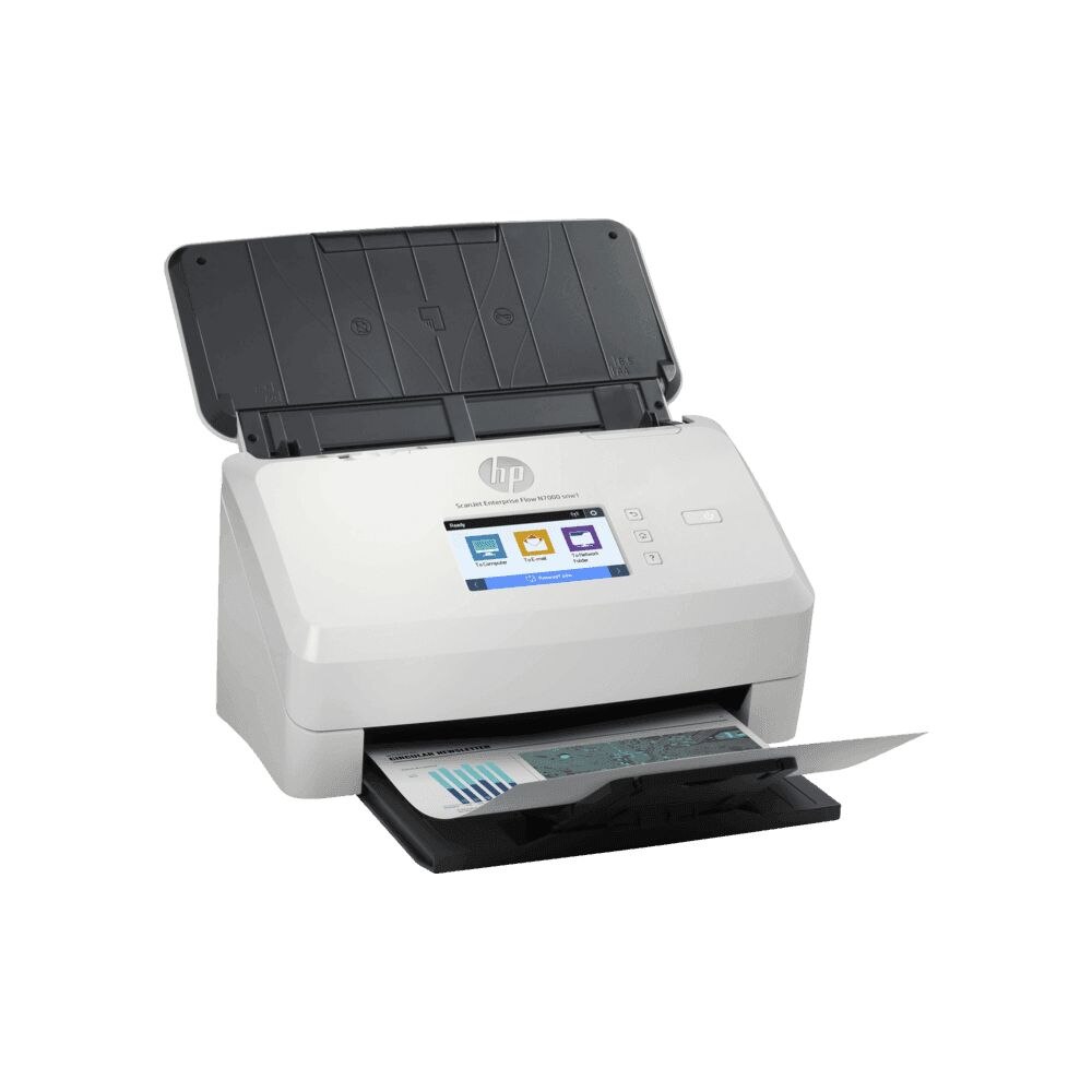 Scaner, HP, ScanJet Enterprise Flow, Alb/Gri inchis - eMAG.ro