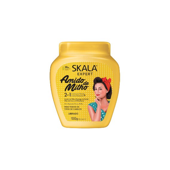 Crema pentru tratament par, Skala, Amido, hidratanta, 1kg - eMAG.ro