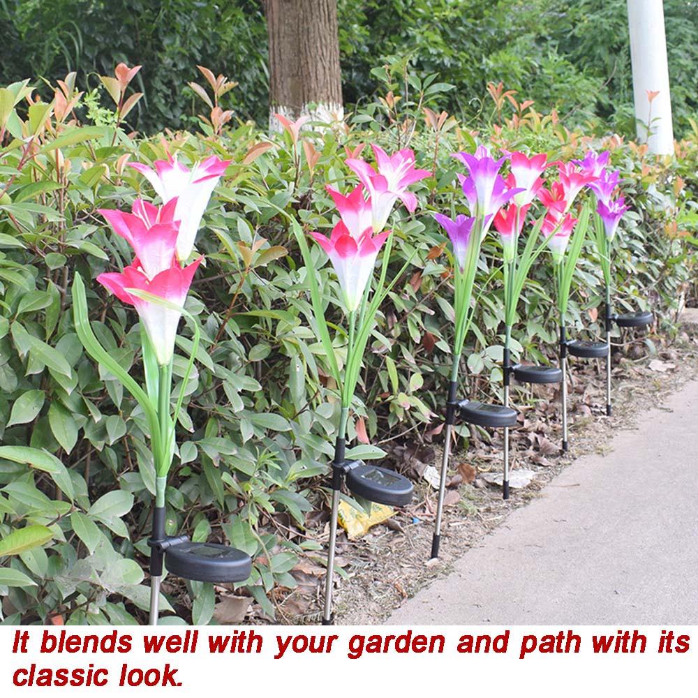 Set 2 buc lampa solara LED Garden Flower Light-Crin, Tescomak, A74-OX-3 ...