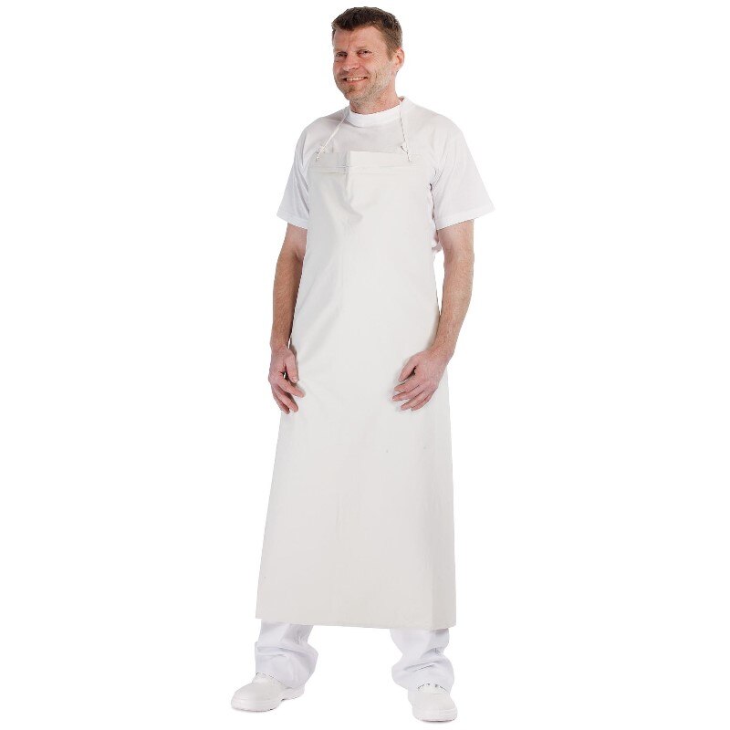 Sort de protectie, Bianca, impermeabil, din PVC, alb, marimea ...