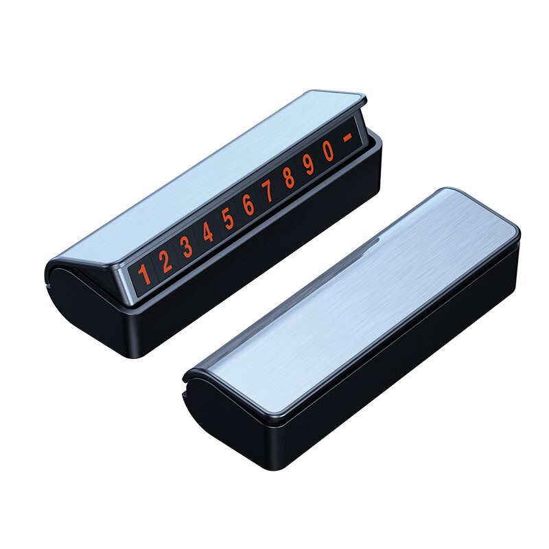 Suport numar telefon pentru parcare temporara, Rezistent, Negru - eMAG.ro