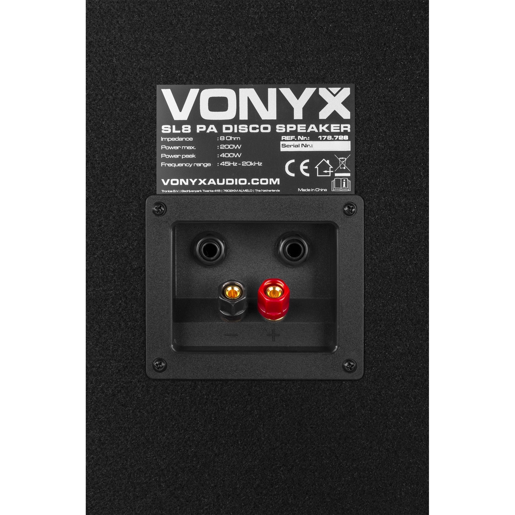 Boxa pasiva pe 2 cai, 8", 200W, Vonyx SL8 - eMAG.ro