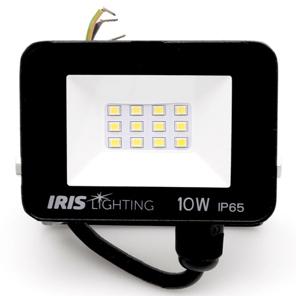 Proiector LED, Iris, 10 W, 4000 K, 800 lm, Plastic, Negru - eMAG.ro