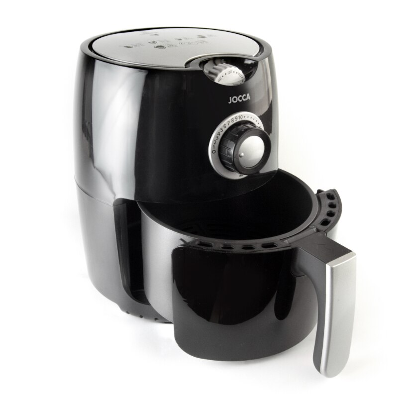 Friteuza Air Fryer Jocca, 1000 W, Capacitate 2.2 L, Temperatura ...