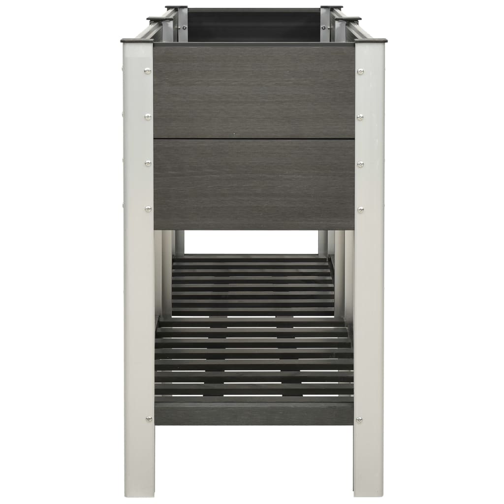 Jardiniera cu strat inaltat vidaXL, Lemn compozit, 175 x 50 x 90 cm ...