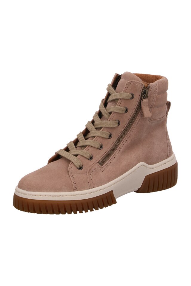 Botine dama 53.761.18, Gabor, Piele intoarsa, Bej, 37.5 EU - eMAG.ro
