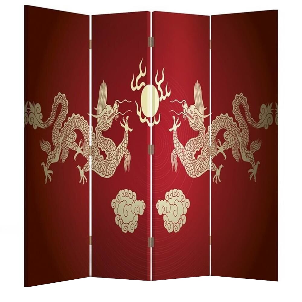 Paravan de camera, Legendarte, Chinese Dragon, 38 x 182 x 9 cm - eMAG.ro