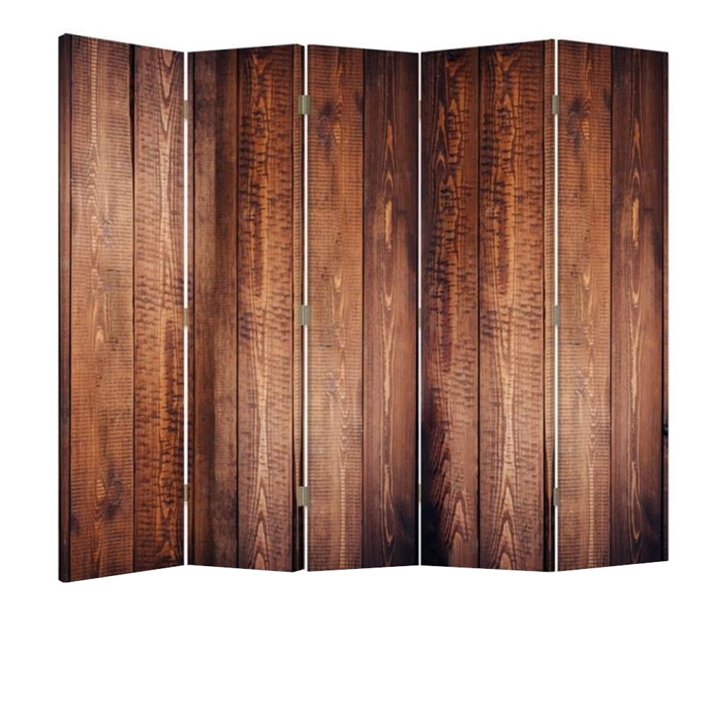 Paravan de camera, Legendarte, Wood Effect, 38 x 182 x 11 cm - eMAG.ro