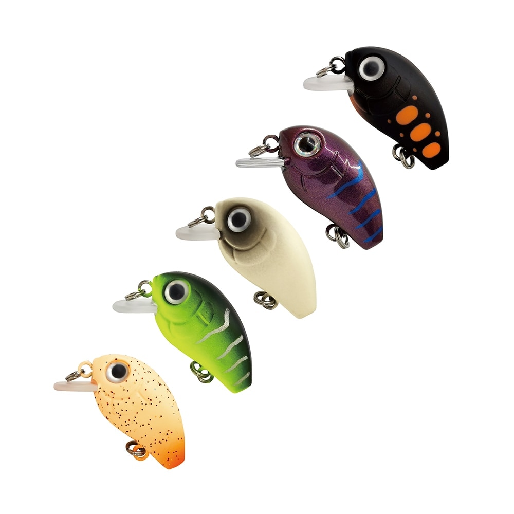 Set 5 voblere FishingBox, pescuit la clean, pastrav si biban, 2g, 28mm ...