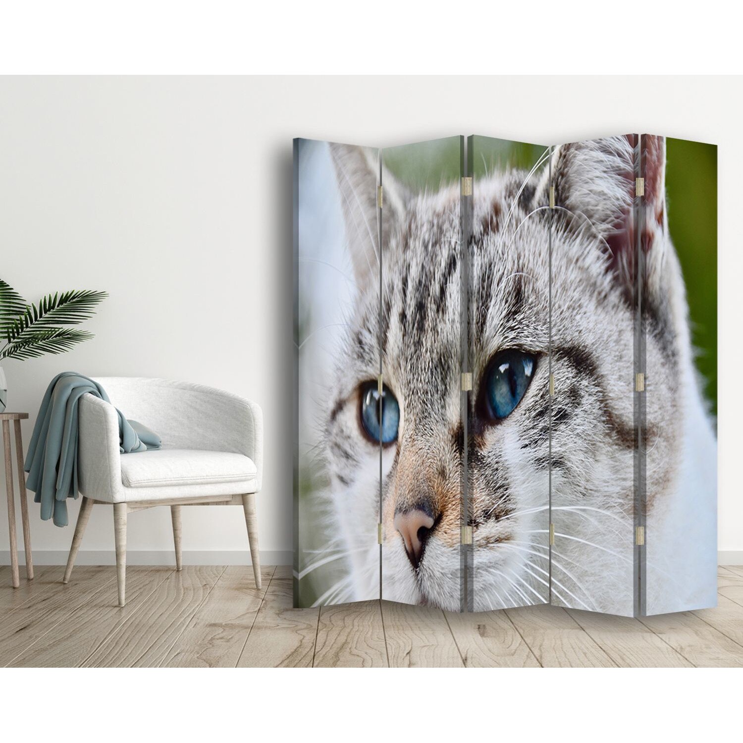Paravan de camera, Legendarte, Cat Eyes, 180x180 cm - eMAG.ro