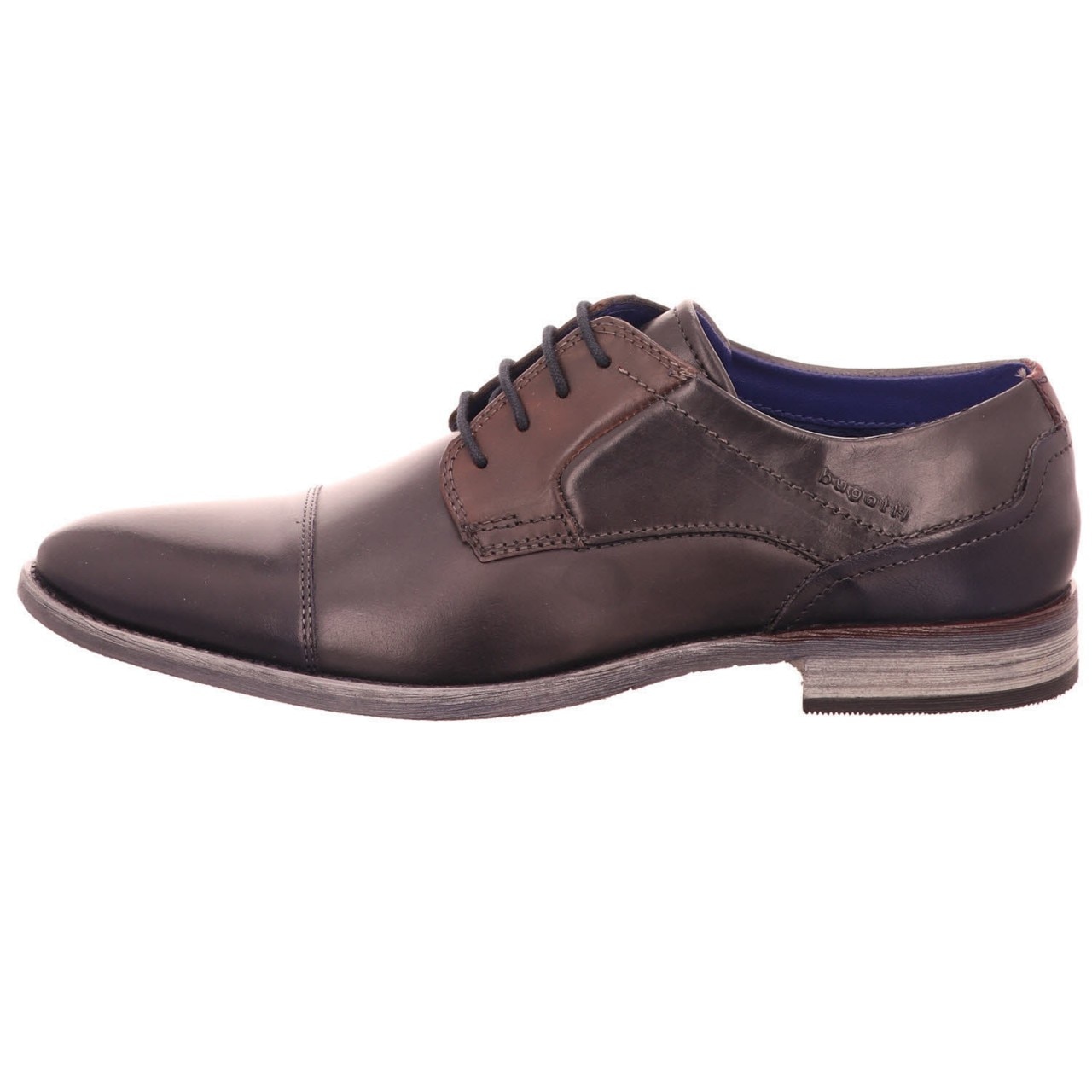 Pantofi Bugatti, Talpa sintetica, Piele, Maro, 41 EU - eMAG.ro