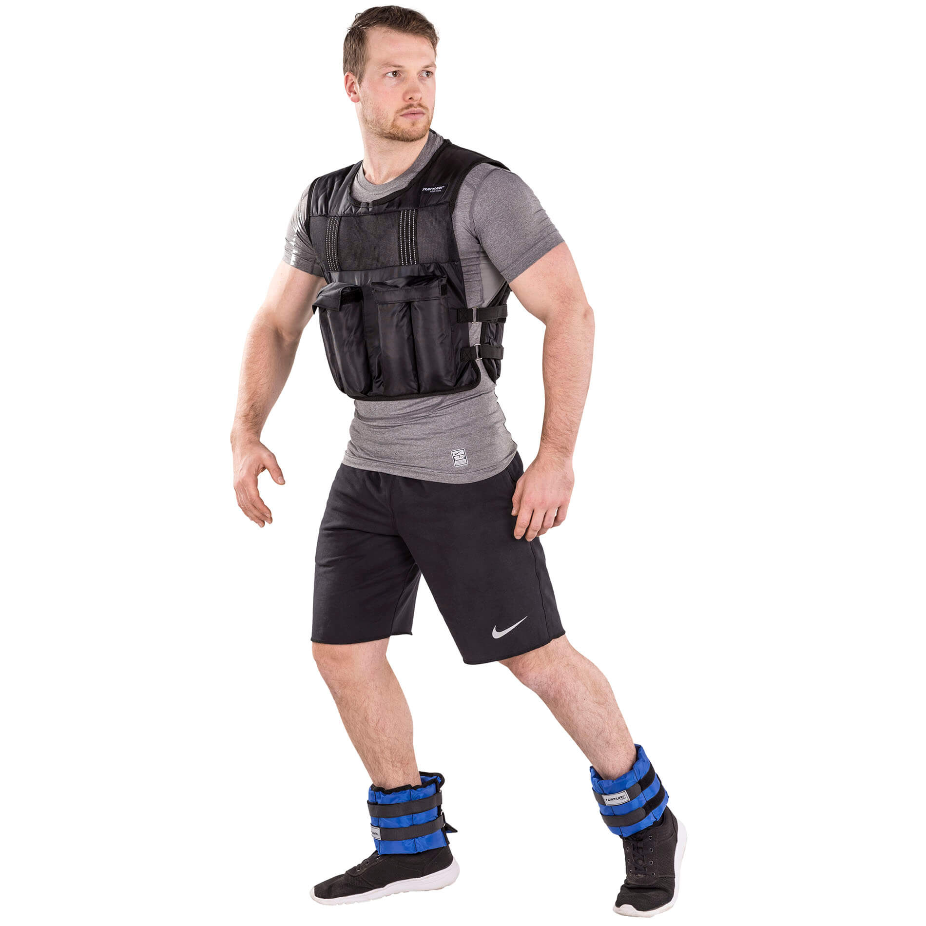 Greutati incheietura maini/picioare, 2 x 2.25kg, albastru - eMAG.ro