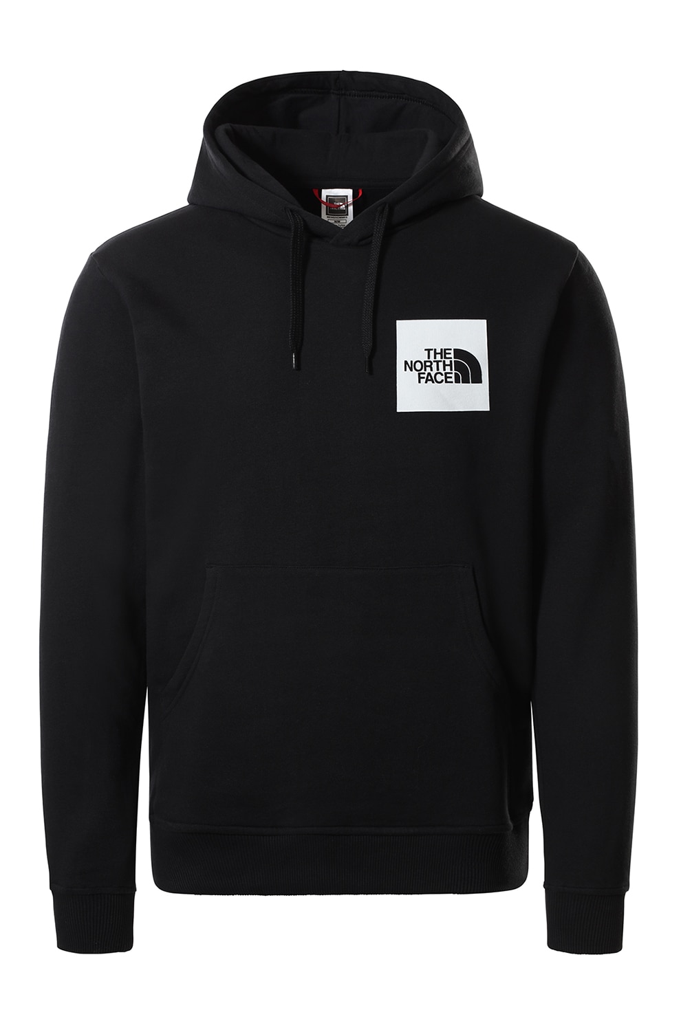 The North Face, Hanorac cu snur si buzunar kangaroo Fine, Negru, M ...